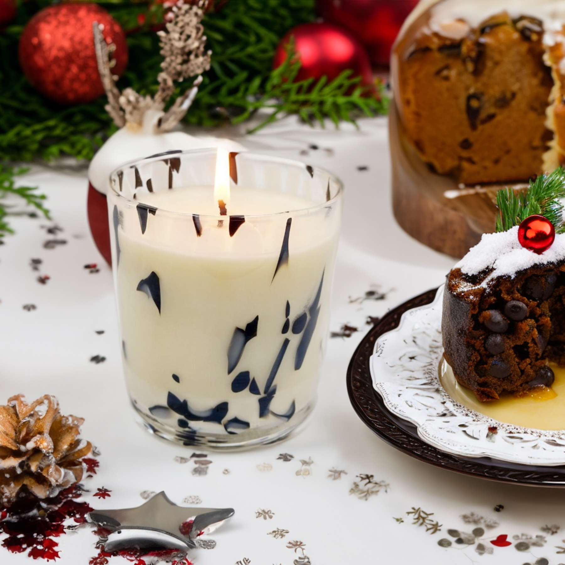 Christmas Pudding Scented Christmas Candle